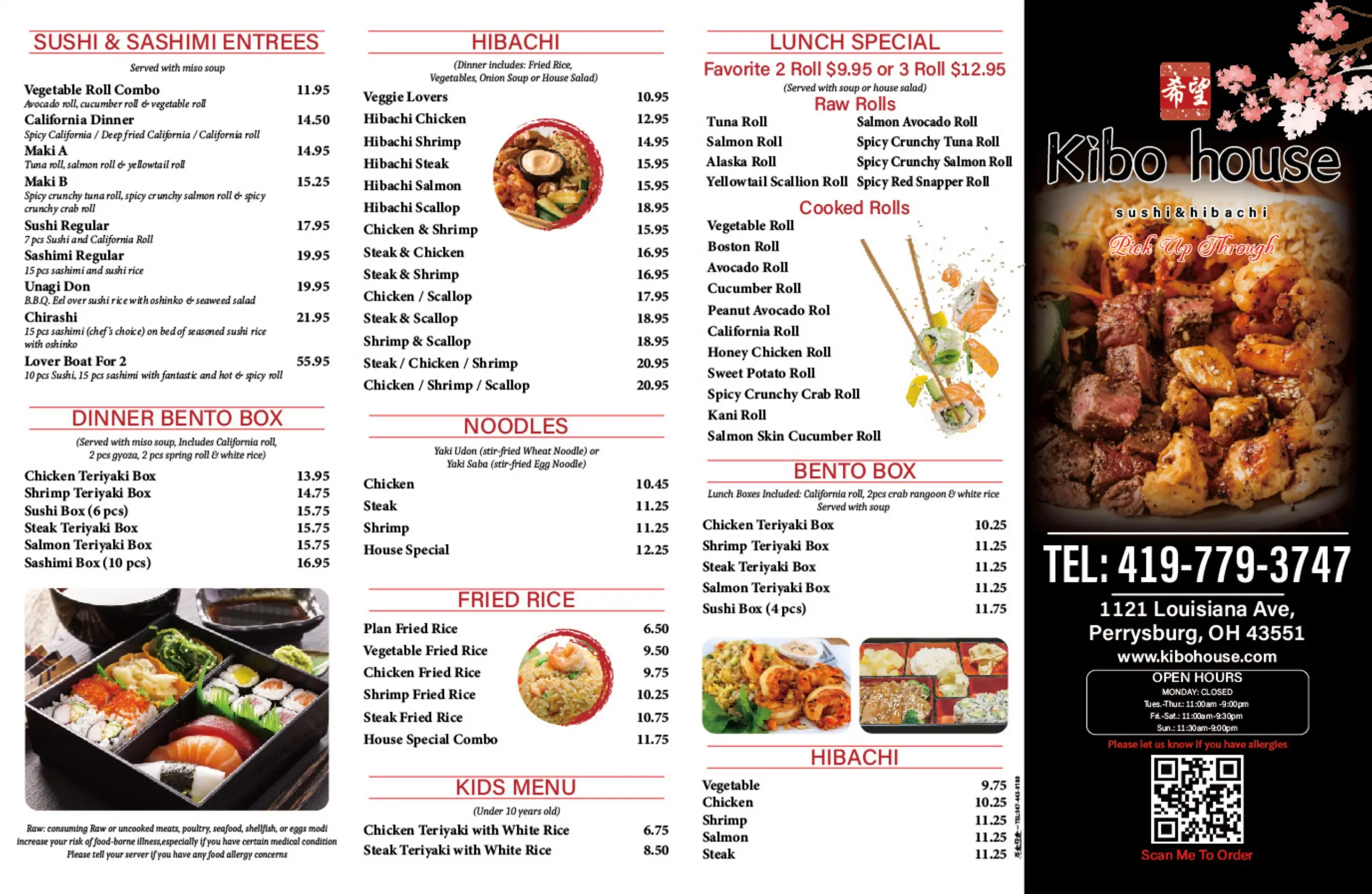 Kibo House | Online Order | Perrysburg | OH